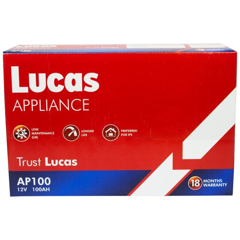 LUCAS IPS Battery IPB-100 12V 100AH